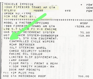 pontiac historic services - Third Generation F-Body Message Boards